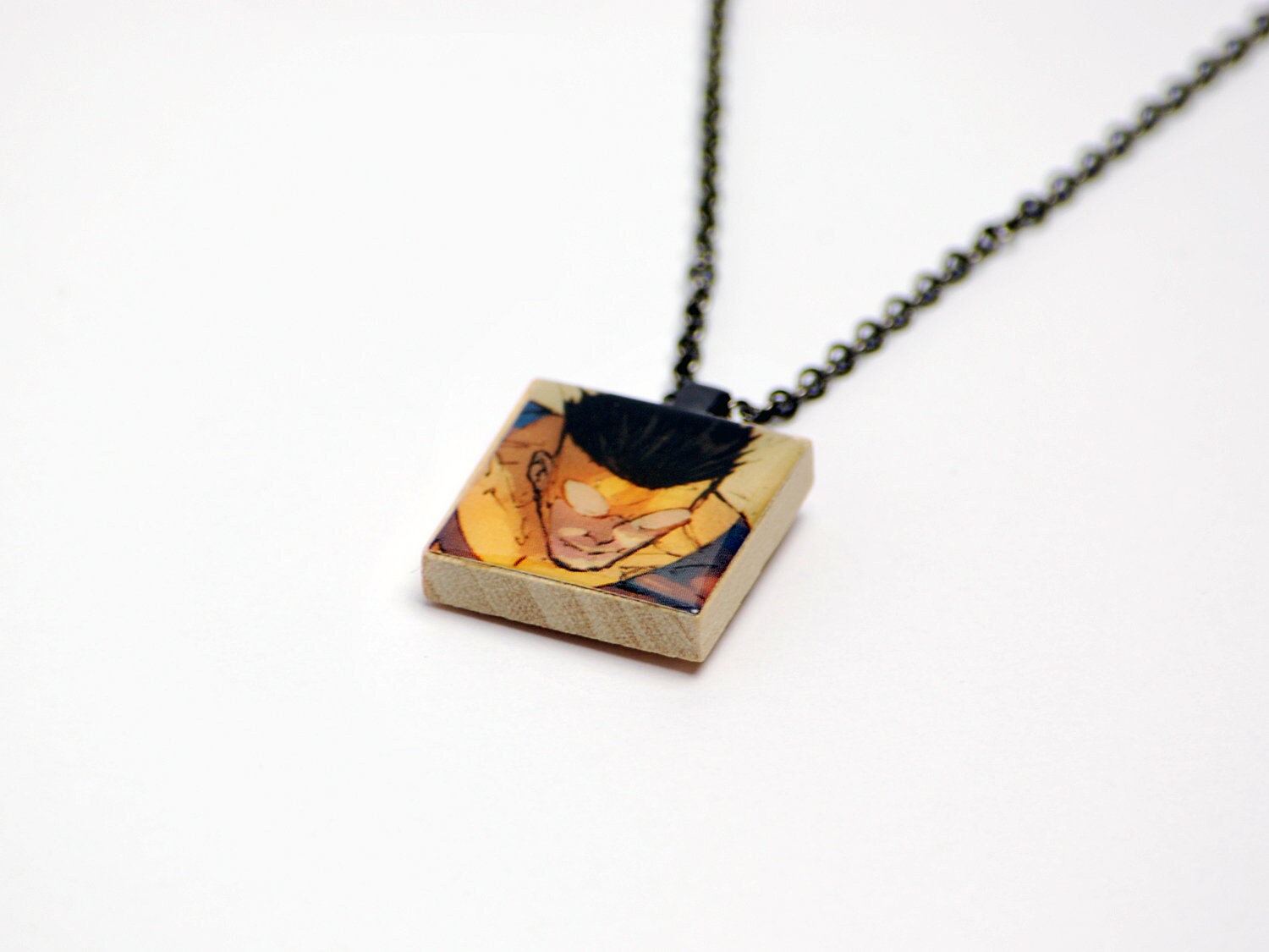 Invincible Necklace in Gunmetal Comic Book Jewelry One of a - Etsy