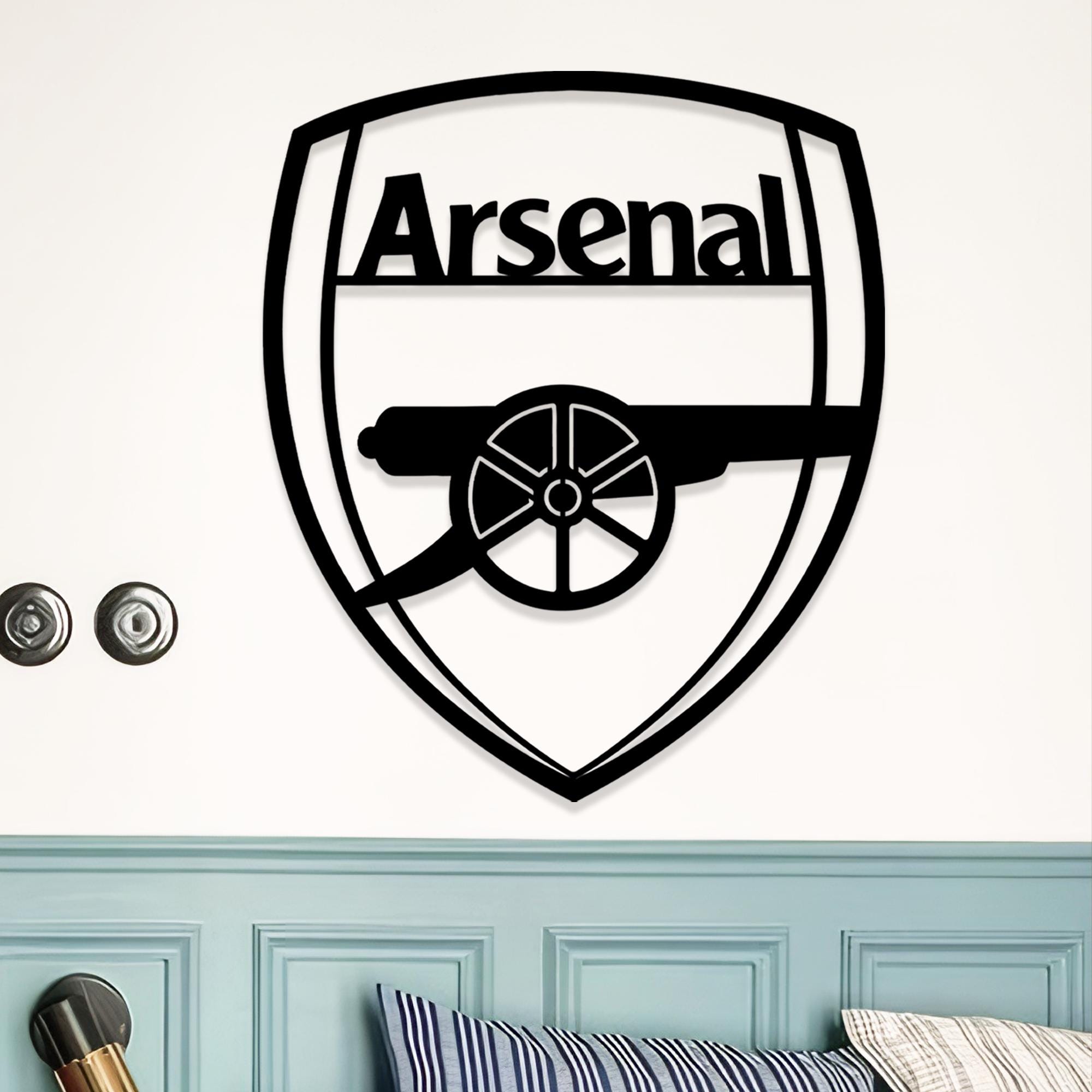 Arsenal FC Metal Sign,laser Cut Steel Wall Art,football Fan Gift,soccer ...