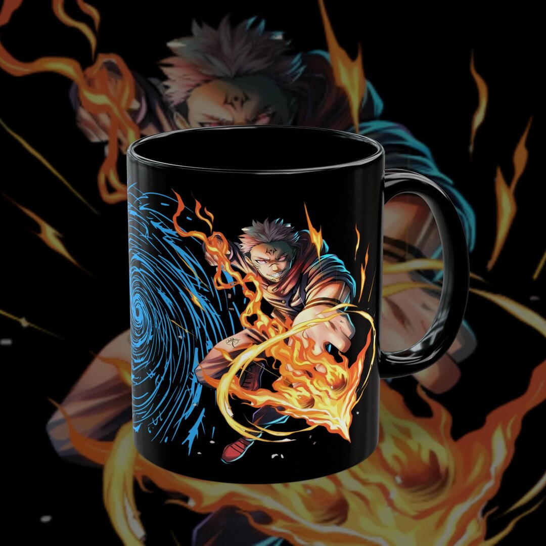 Ryomen Sukuna Mug, Ryomen Art Mug, Anime Mug 11oz, Anime Ceramic Mug ...