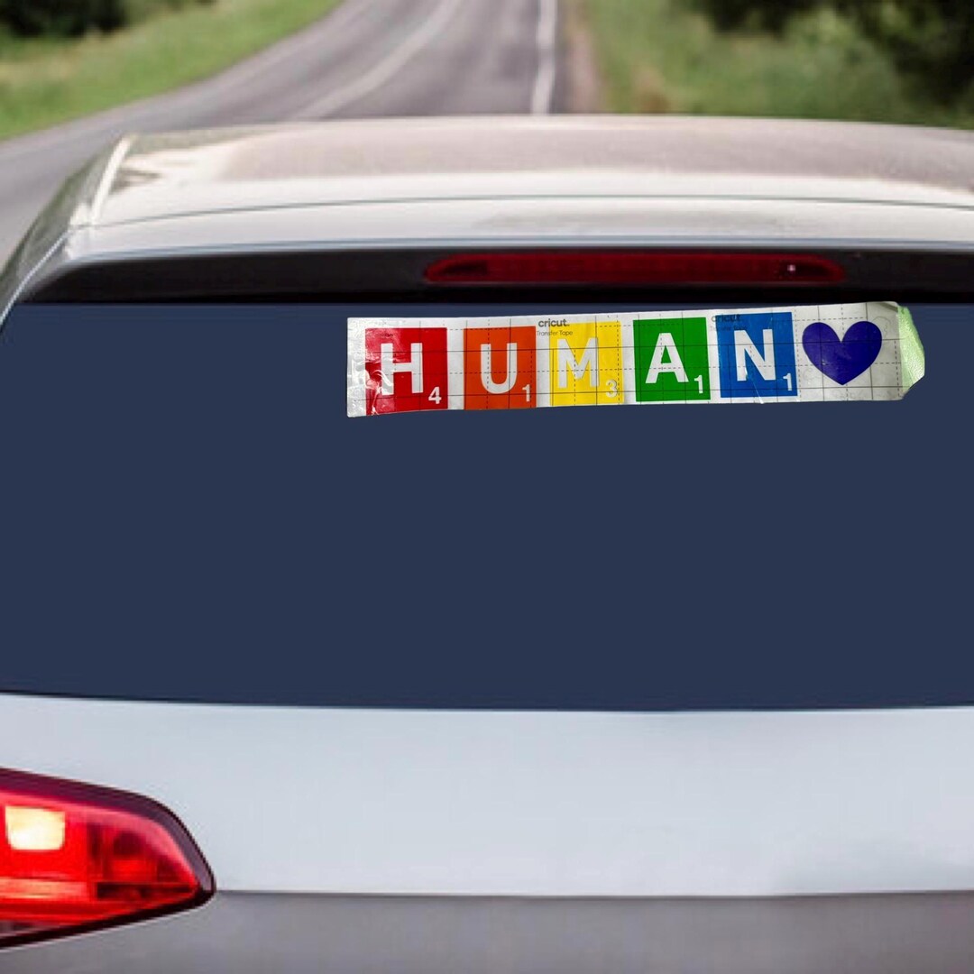 Human Rainbow Vinyl Sticker Car Decal LGBTQIA+ - Etsy