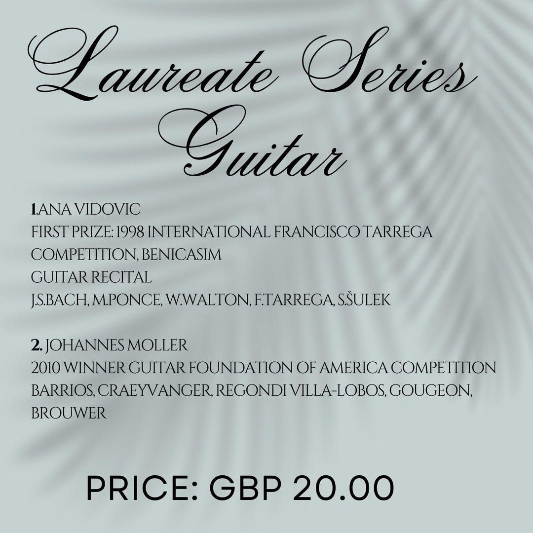 Laureat Series Guitar - Ana Vidovic & Johannes Moller - 2 CD Set - Etsy
