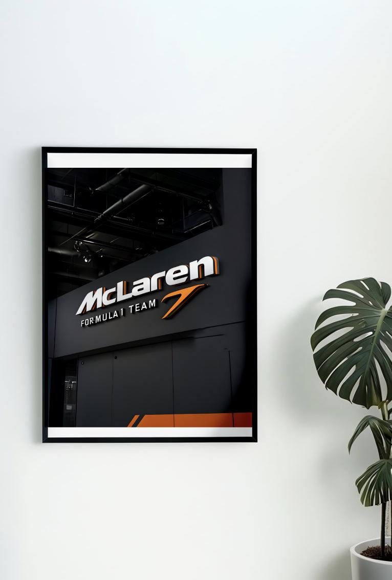 3D Mclaren Sign Poster, Mclaren Poster, Wall Art - Etsy
