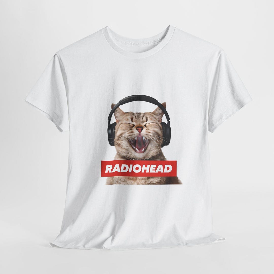 Radiohead Shirt, Funny Cat Lovers Designs Tee, Gift for Cat Lovers ...