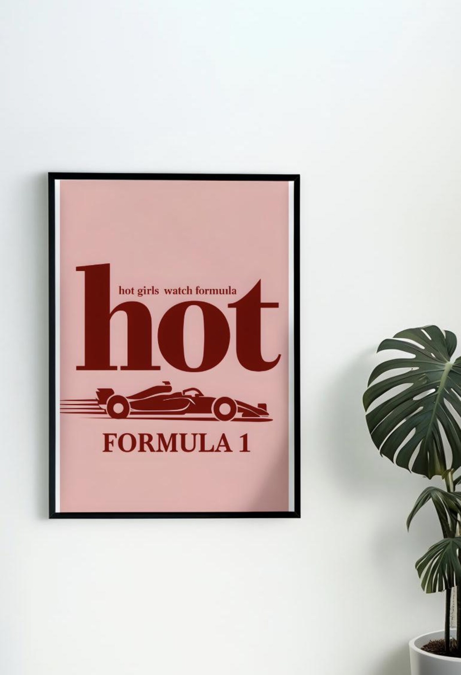 Hot Girls Watch Formula 1 - Digital Poster, Ready for Download - Etsy