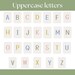 Alphabet Flashcards - Minimalist ABC Learning Cards, Homeschool ...