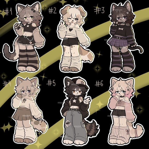 Fursona Drawing Cat - Etsy