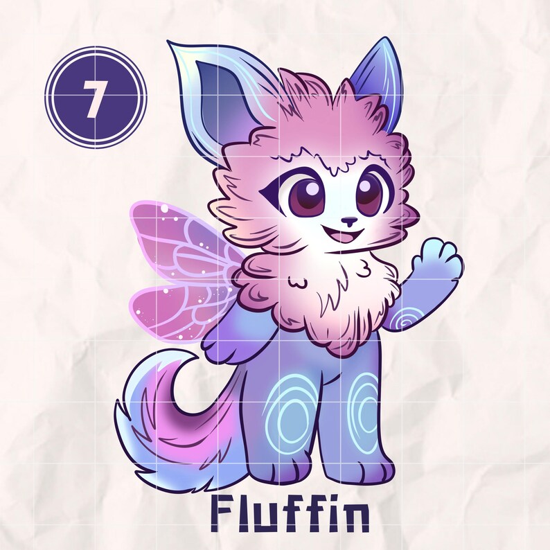 Chibi Fursona Adoptables – Mythical Creature Art (digital PNG File) - Etsy