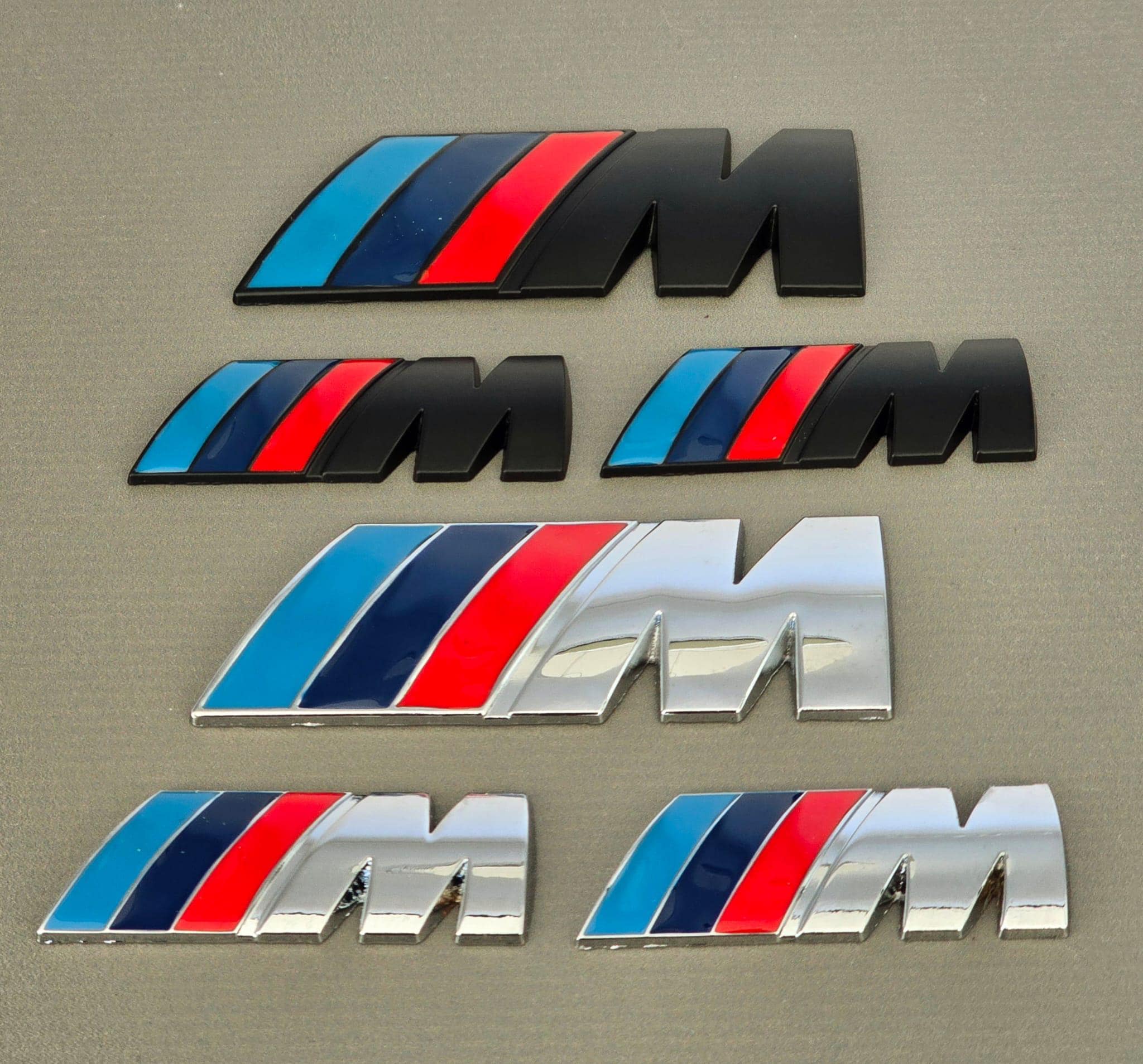BMW M Logo Badge for Trunk 83mm/ Wings 55.5mm Available in Two Colors ...