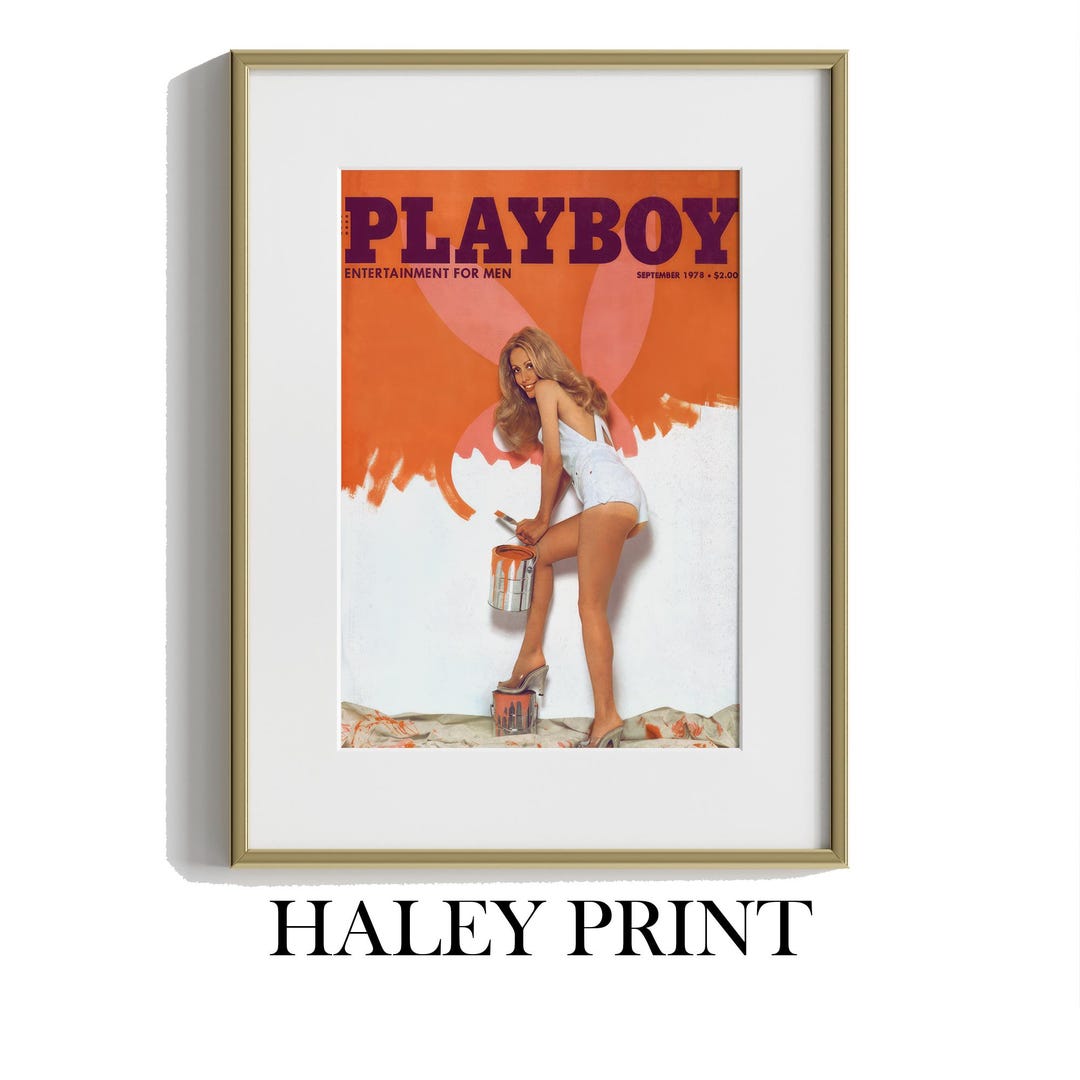 Playboy Print, Playboy Poster, Playboy Decor, Playboy Mag, Playboy Cover, Magazine Cover Print ...