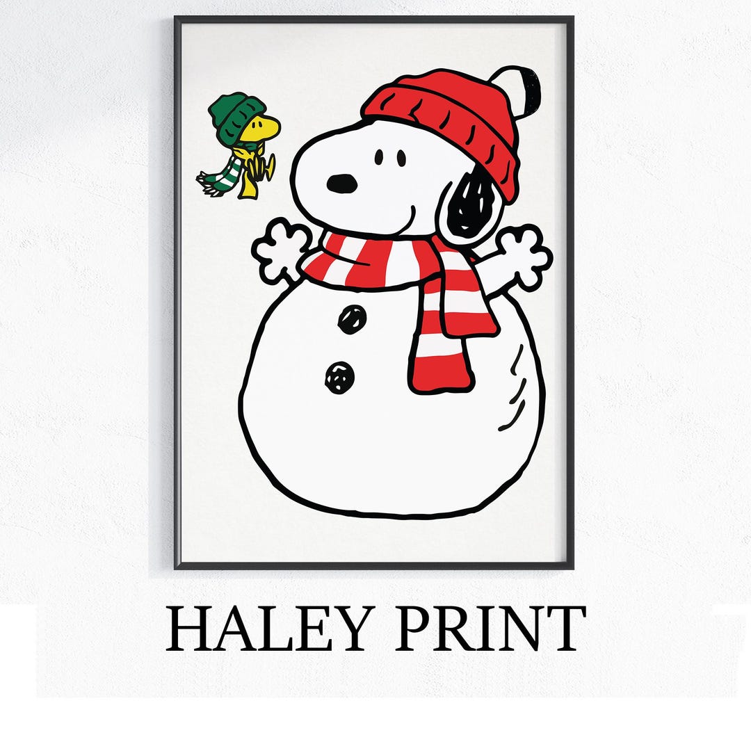 Snoopy Print, Snoopy Poster, Snoopy Decor, Peanuts Print, Peanuts ...