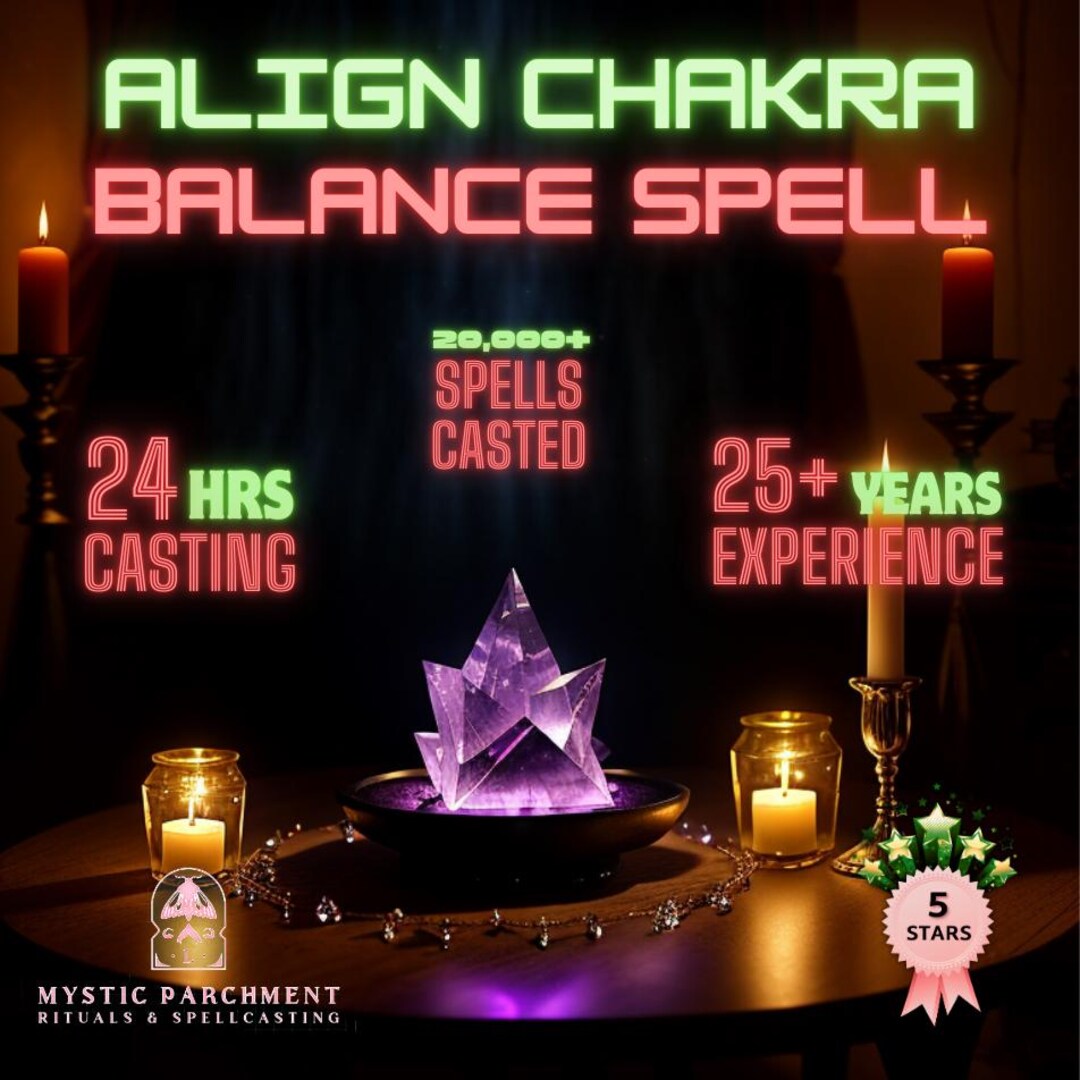 CHAKRA BALANCING SPELL: “the Rainbow Veil of Inner Harmony!” - Etsy