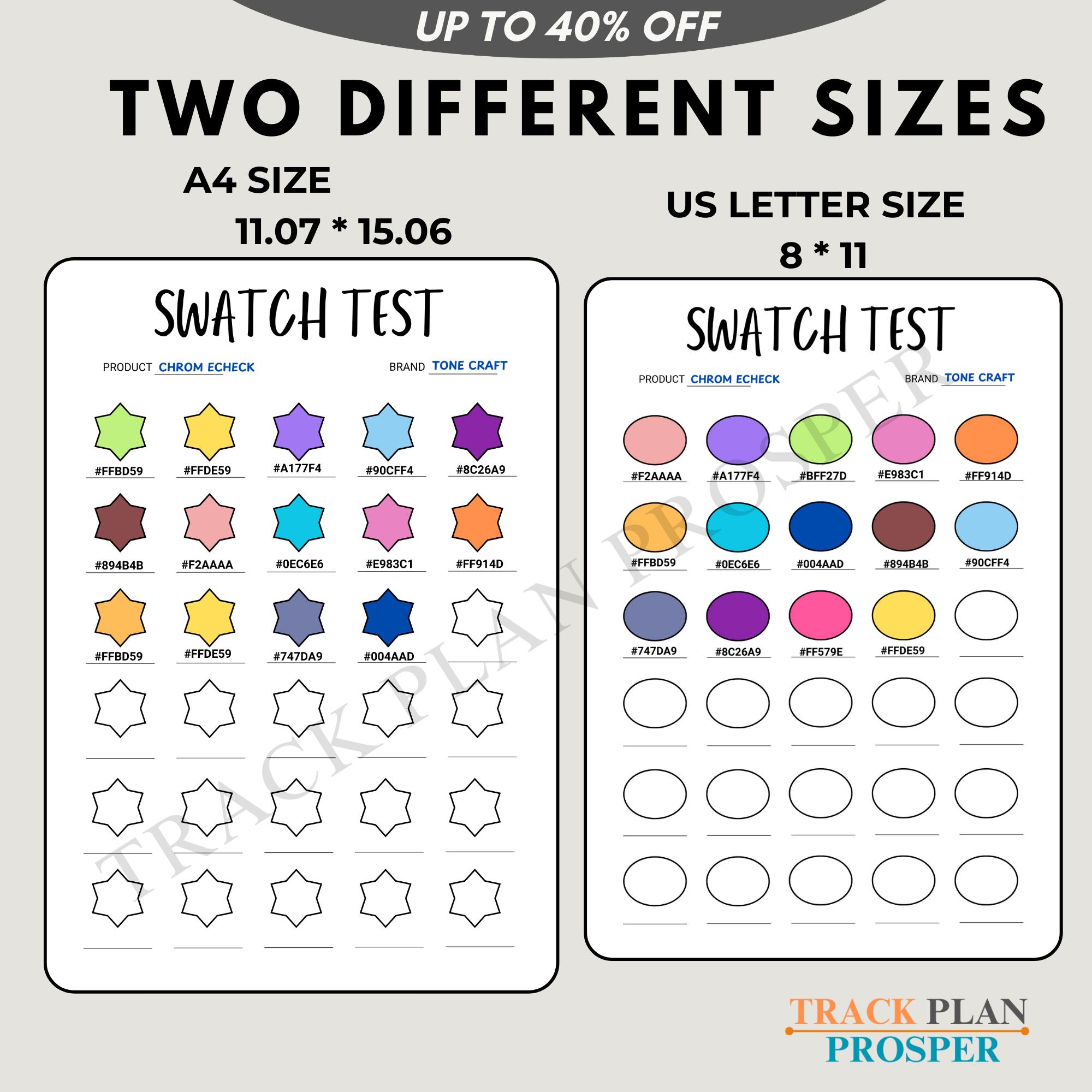 Swatch Colors Test | Custom Color Swatch Set | Trendy Color Palette ...