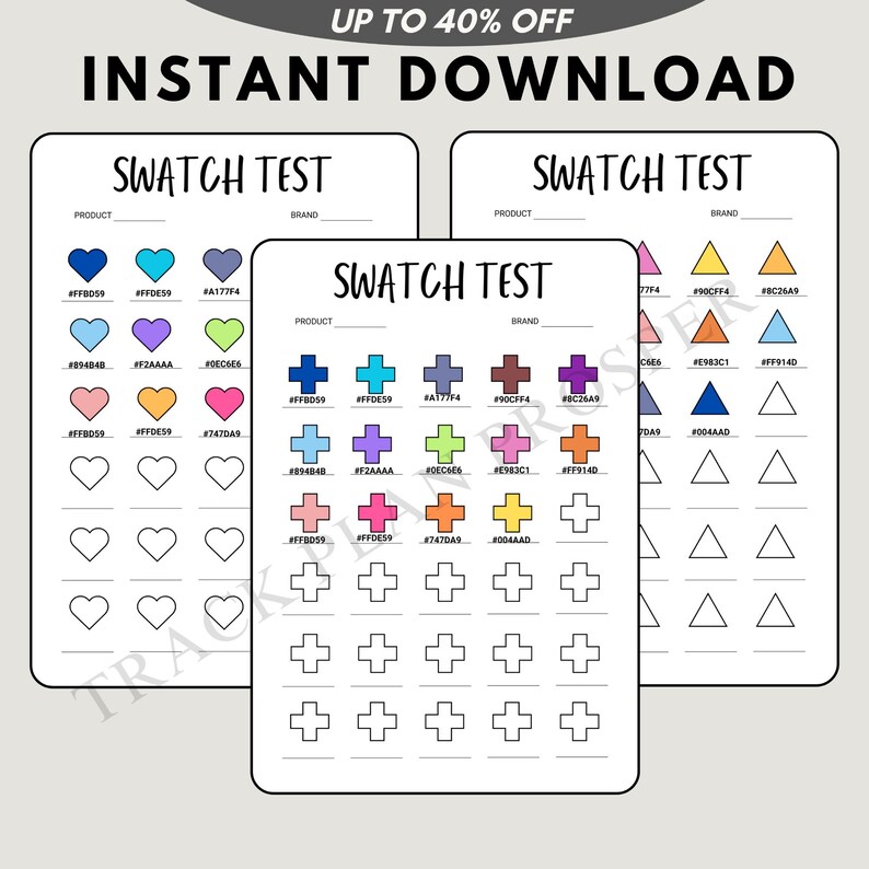 Swatch Colors Test | Custom Color Swatch Set | Trendy Color Palette ...