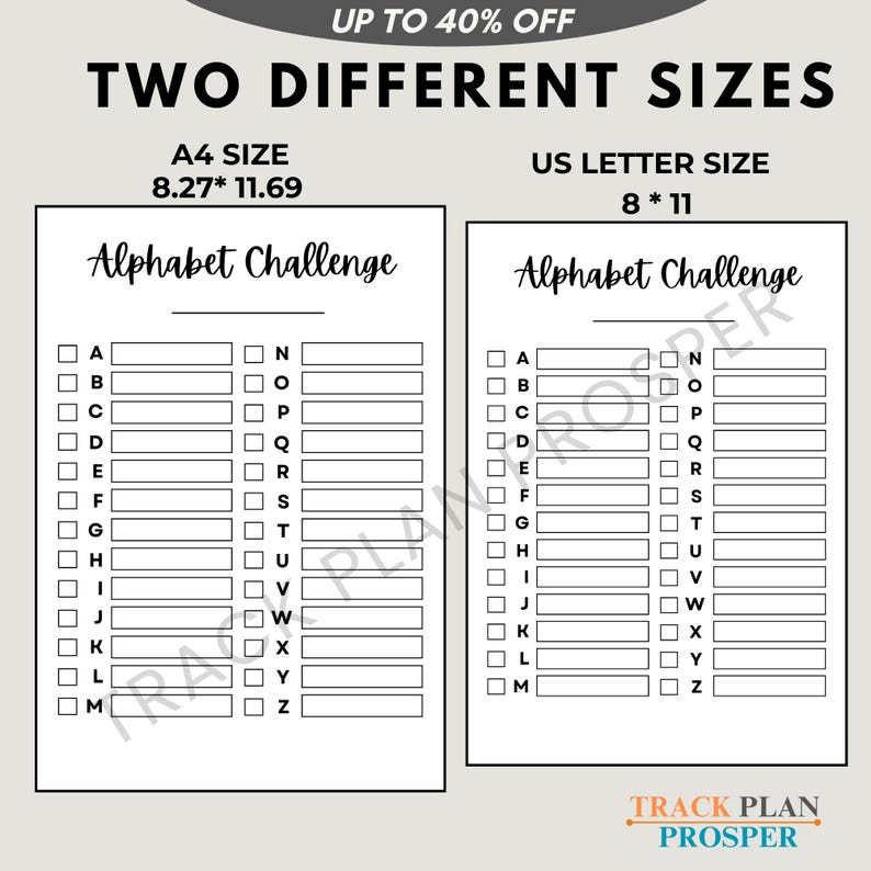 Alphabet Challenge Game - Sentence Completion Activity - A-Z Letter ...