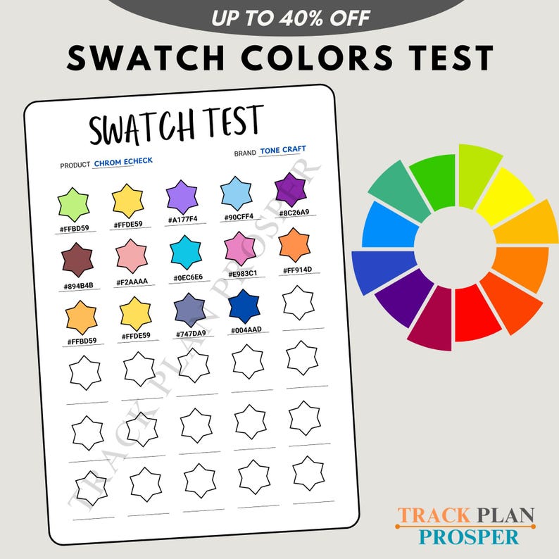 Swatch Colors Test | Custom Color Swatch Set | Trendy Color Palette ...