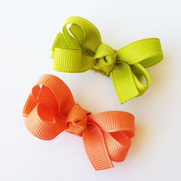 Mini Hair Bows - Etsy