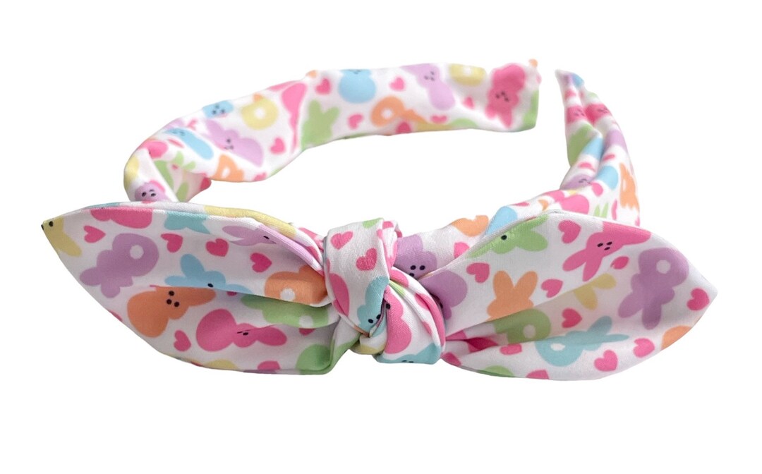 Girls Peep Headband, Colorful Easter Headband, Fabric Headband ...