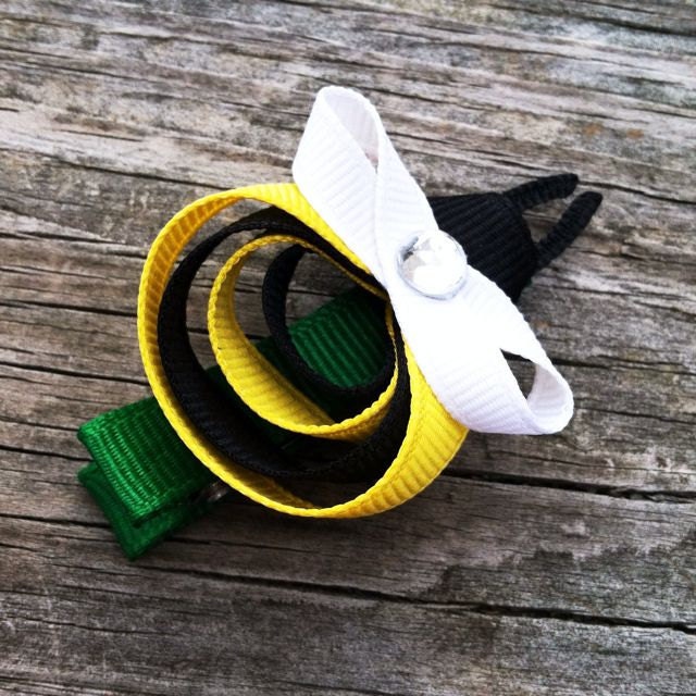 Bee Hair Clip Bumble Bee Hair Clip Bee Ribbon Hair Clip - Etsy