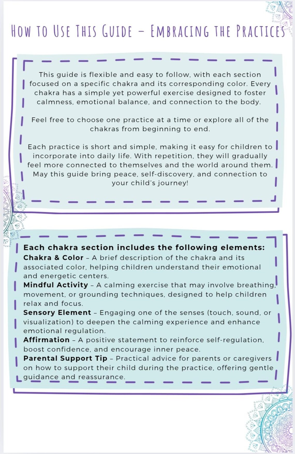 Chakra Harmony Guide for Kids – Adhd-friendly Mindfulness & Calming ...