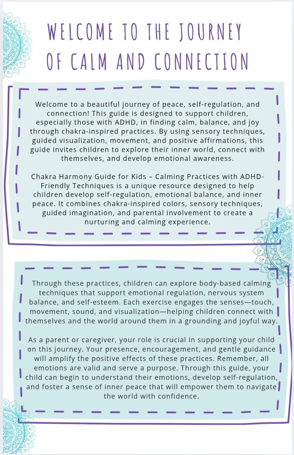 Chakra Harmony Guide for Kids – Adhd-friendly Mindfulness & Calming ...