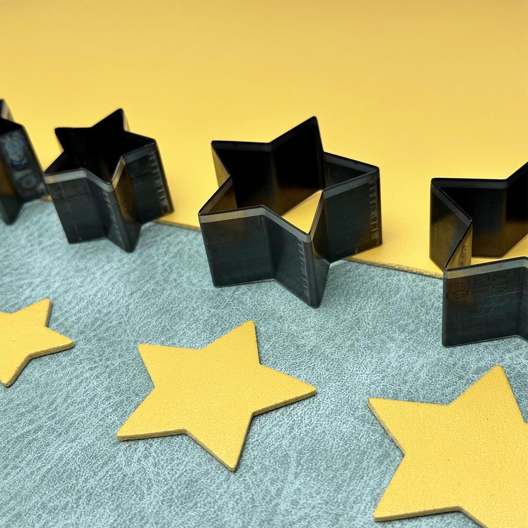 Star Shape Leather Cutting Die - Custom Steel Rule Punch for DIY ...