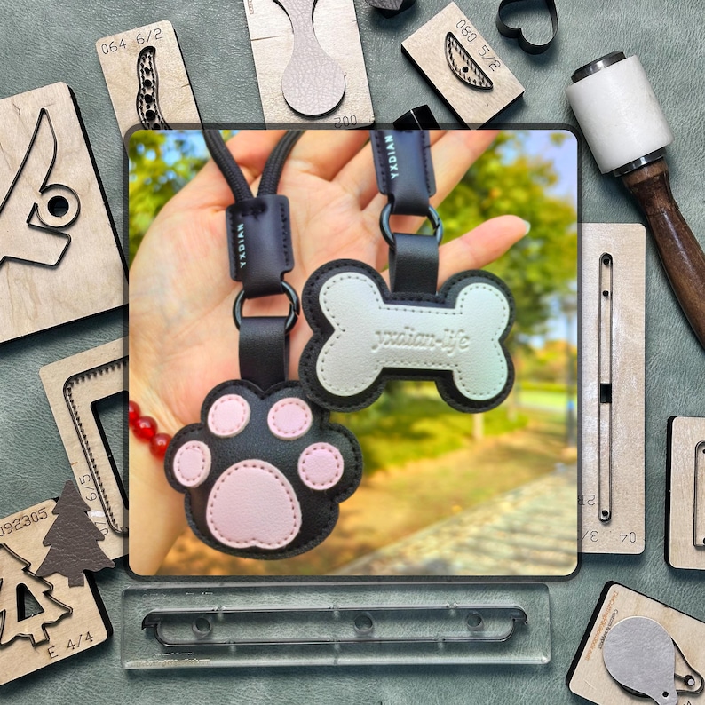 Bone Shape Keychain Precision Cutting Die - Steel Ruler Die-cut Custom ...