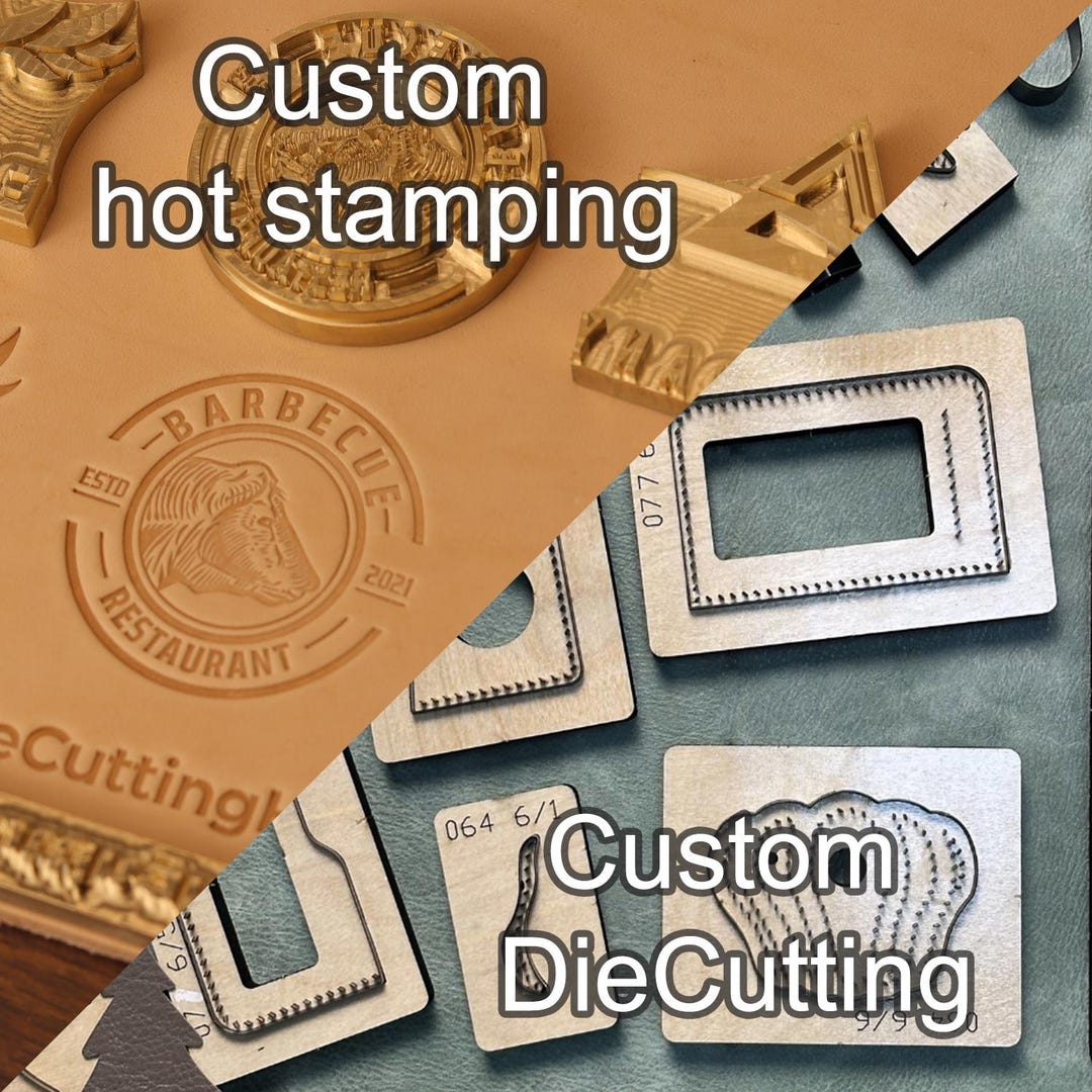 Custom Brass Logo Stamp - Cutting Die - Personalized Iron-on for ...