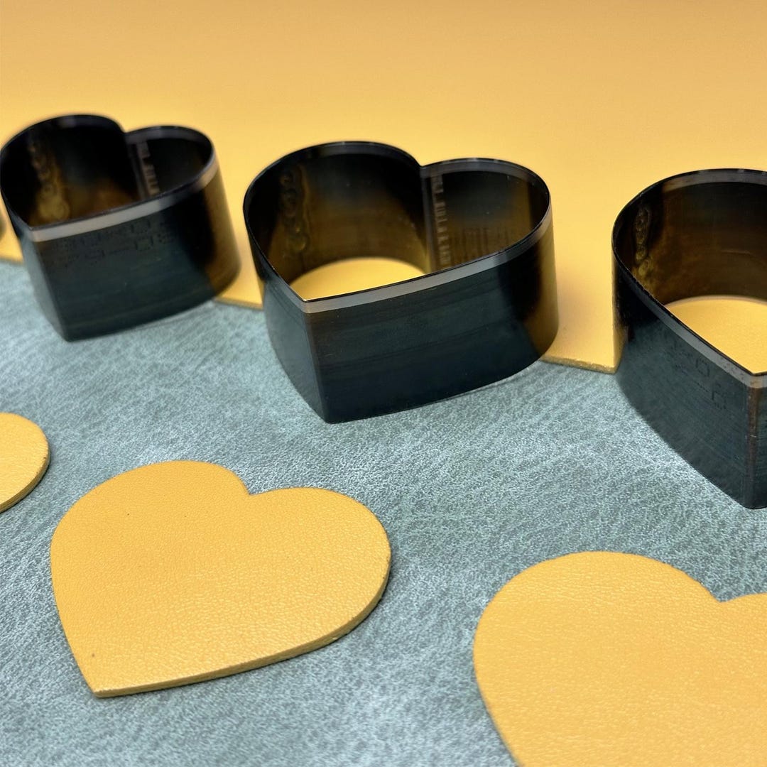 Heart Steel Rule Die for Leather Cutting - Multi-size Custom Metal ...