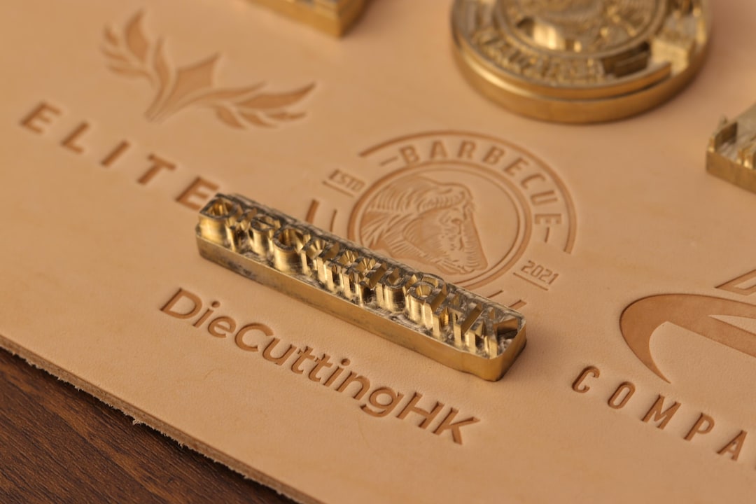 Custom Brass Logo Stamp - Personalized Branding Iron for Leather, Wood ...