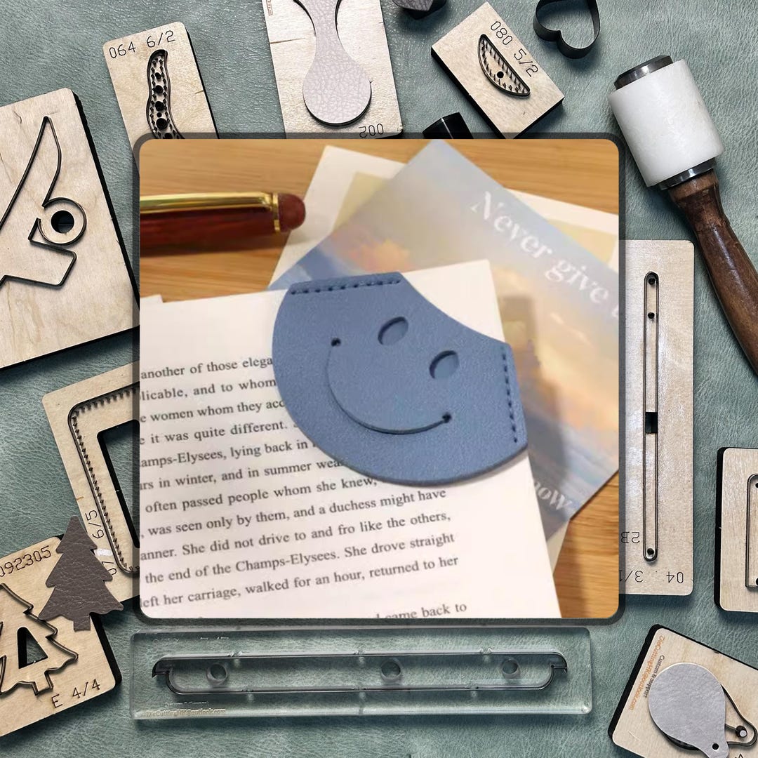 Personalized Smiley Face Bookmark Die Cut – Durable Cutting Die for ...