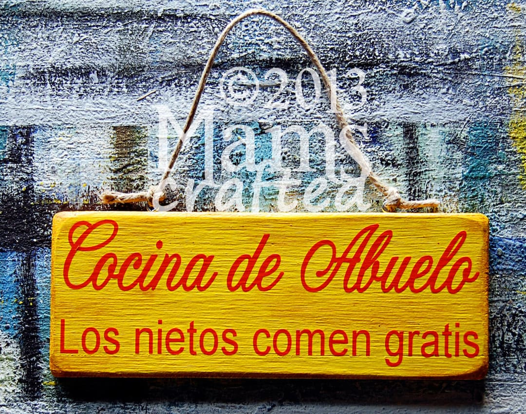 La Cocina De Abuela / Abuelita / Abuelo / Abuelito spanish Version of ...