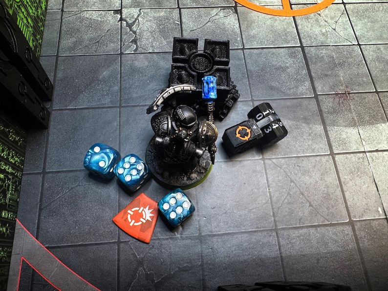 3D Printed Wound Counter and Order Tracker for Kill Team Tabletop Games ...