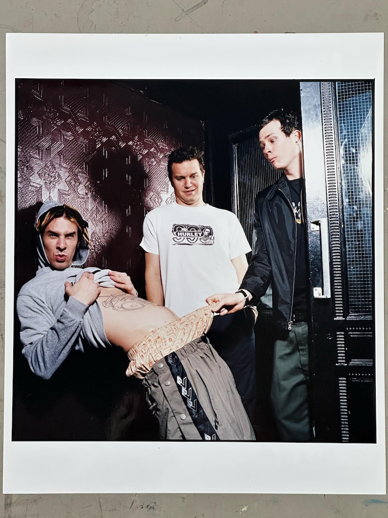 Blink 182 Vintage C-type Print - Shot for Q Magazine: London, 2000 - Etsy