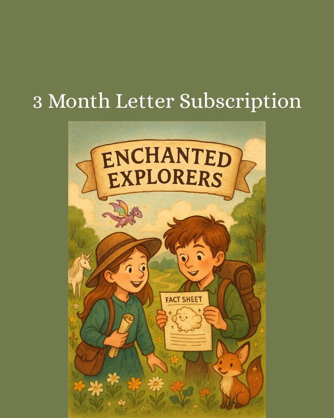 Enchanted Explorers | 3 Letter Bundle | Mythical Creatures | Letters ...