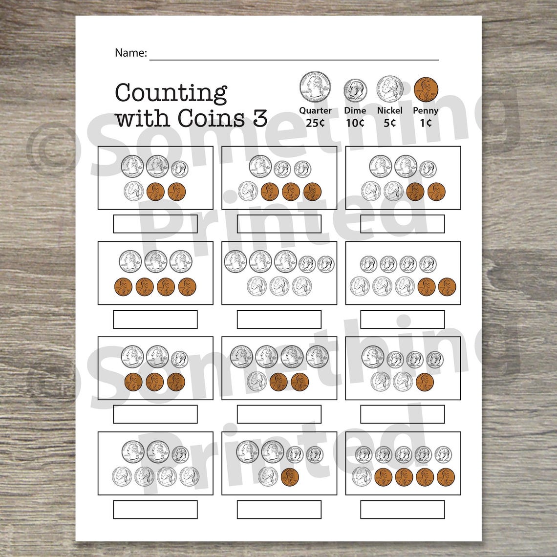 1st Grade Math Worksheets | 2nd Grade Math Worksheets | Money ...