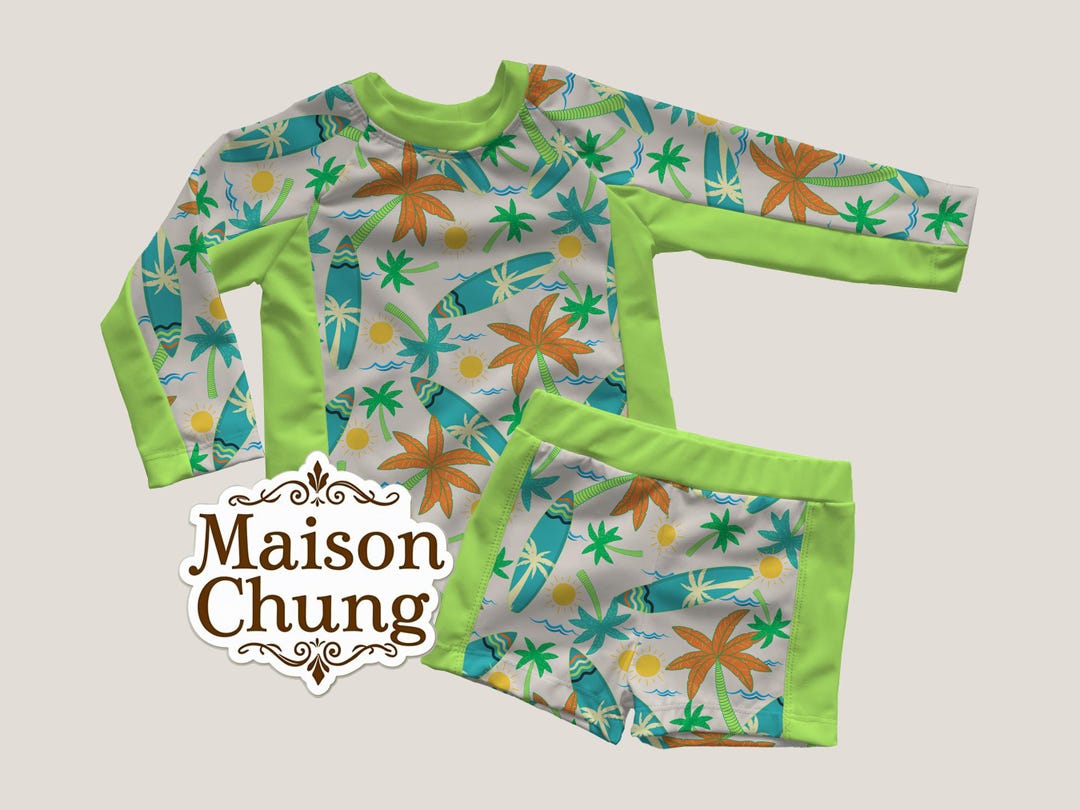 Baby Boy Rash Guard Swim Set, Toddler Boy Rash Guard, Rash Guard Swim ...