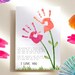 Mothers Day Handprint Poem, Flower Craft for Mom Grandmother, Flower ...