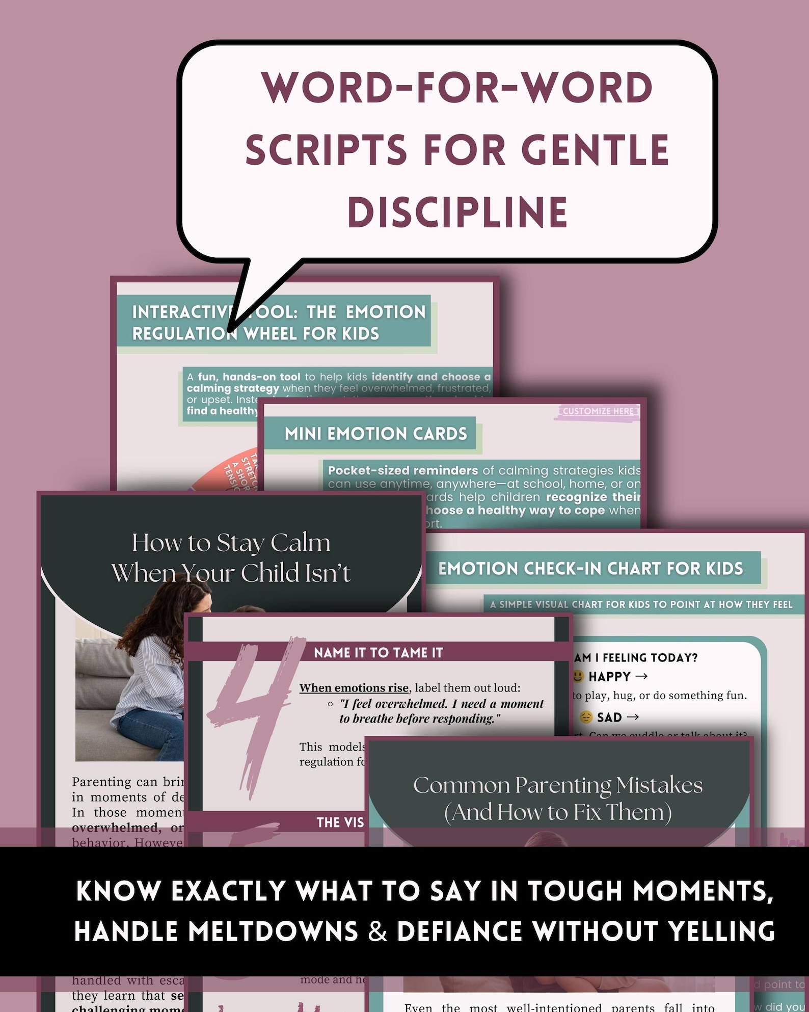 The Ultimate Gentle Parenting Bundle | Printable Scripts, Discipline ...