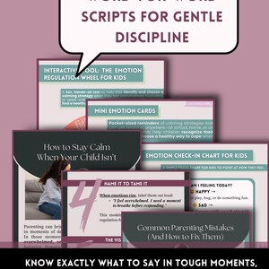 The Ultimate Gentle Parenting Bundle | Printable Scripts, Discipline Tools & Emotion Coaching ...