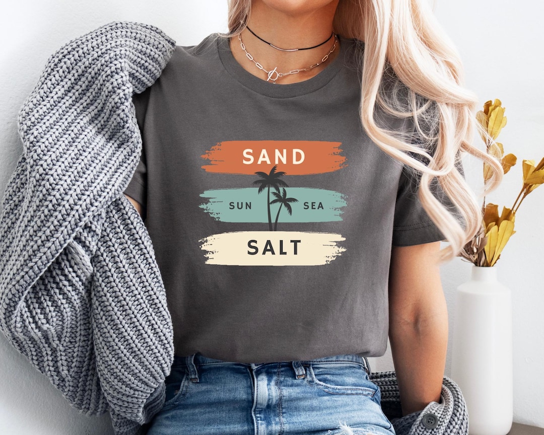 Sand Sun Sea Salt Shirt PNG – Summer Beach Sublimation Design – Coastal ...