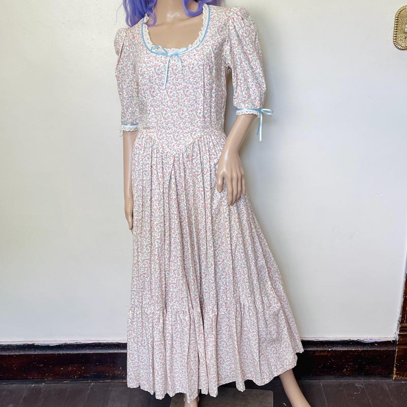 Pink Western Calico Dress - Etsy UK