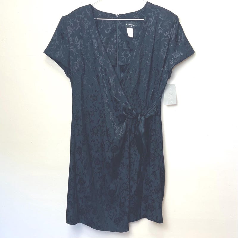 Floral Wrap Plunge Dress - Etsy