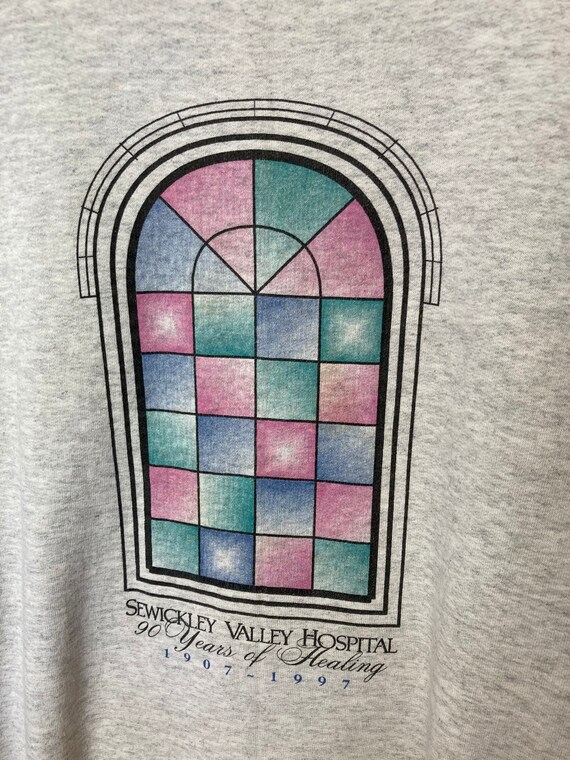 Stained Glass Vintage 1997 Sewickley Hospital Crewnec… - Gem