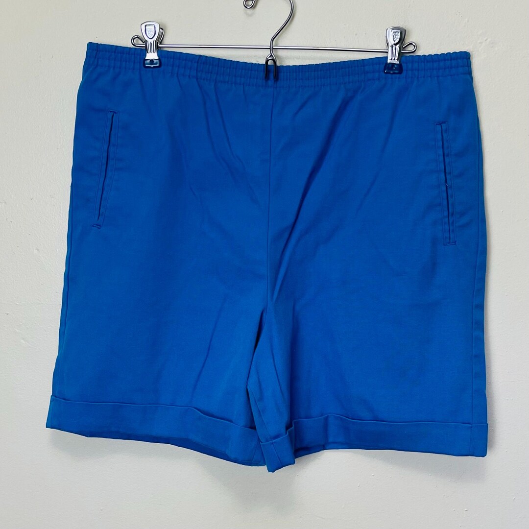 Blue Jantzen Vintage 70s Mens Canvas Shorts With Pockets - Etsy