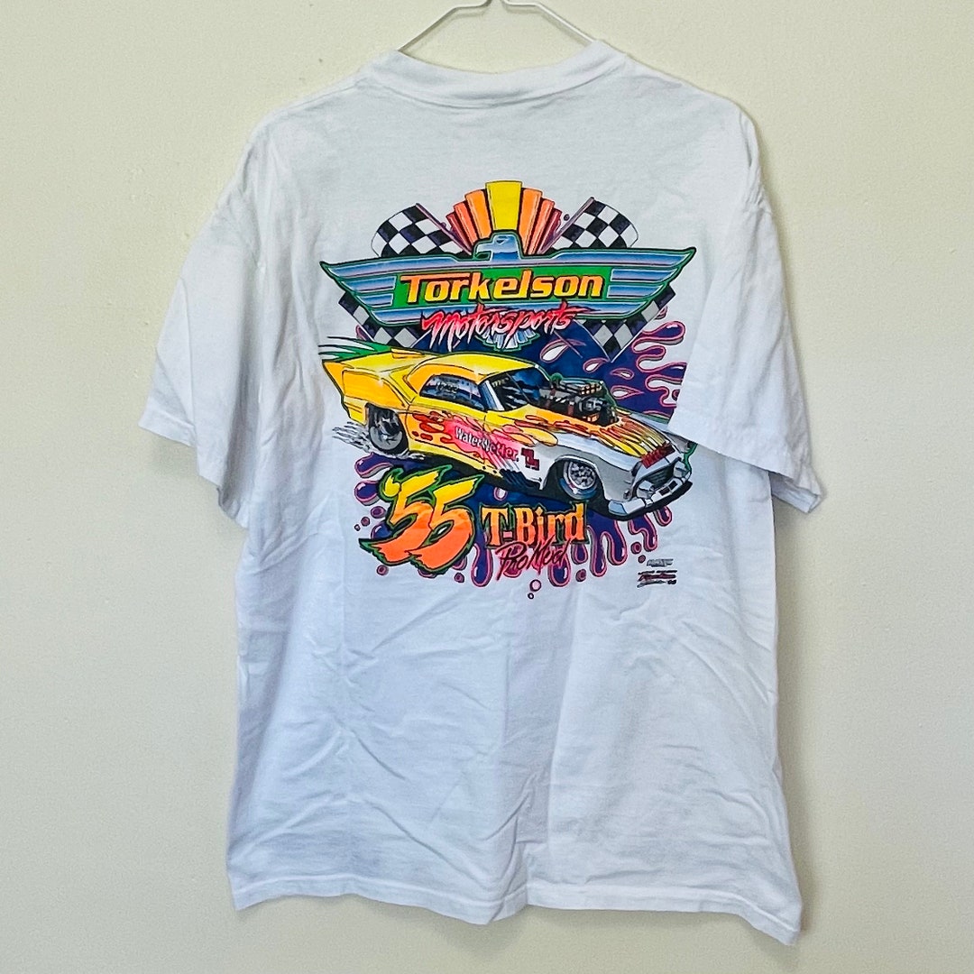 Torkelson Motorsports Vintage 1998 Camiseta colorida 55 T Bird Racing ...