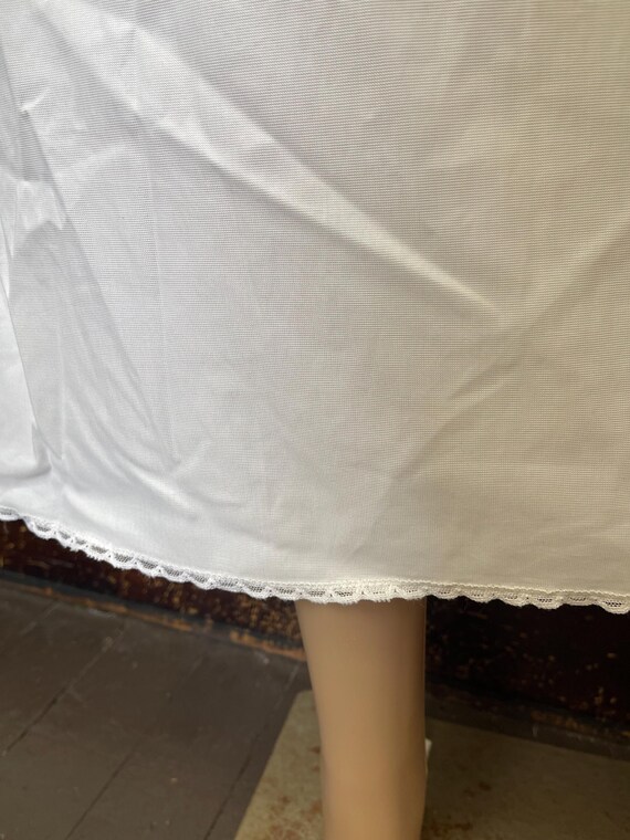 Vassarette by Munsingwear White 1950s Vintage Side Sl… - Gem