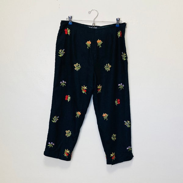 Embroidered Pants - Etsy