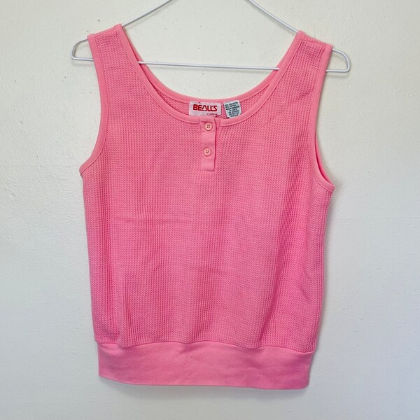 Hot Pink Tank Top - Etsy