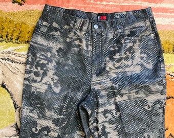 Abstract Jeans - Etsy