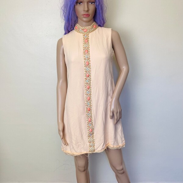 60s Mod Mini Dress - Etsy